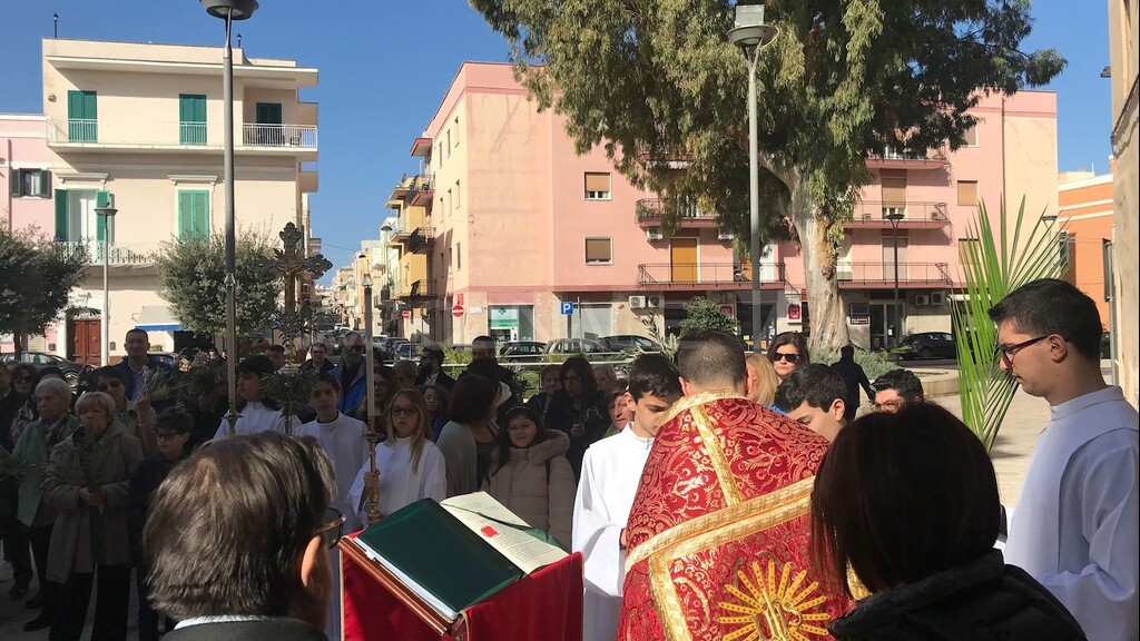 Canale 7 TV | Benedizione dei ramoscelli d'ulivo nella domenica delle palme